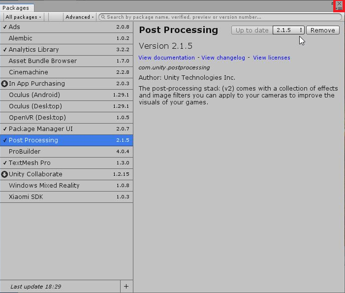 Unity Post Processing Stack Unity AssetStore Unity Post Processing Stack Unity AssetStore